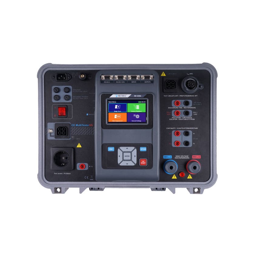 Electrical safety tester - MI 3394 CE MultiTesterXS - METREL - PAT ...