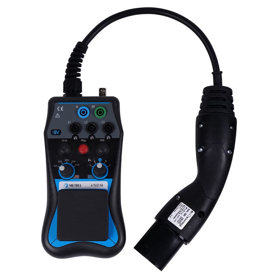 Test power adapter - A 1532 XA EVSE adapter - METREL - for electric ...