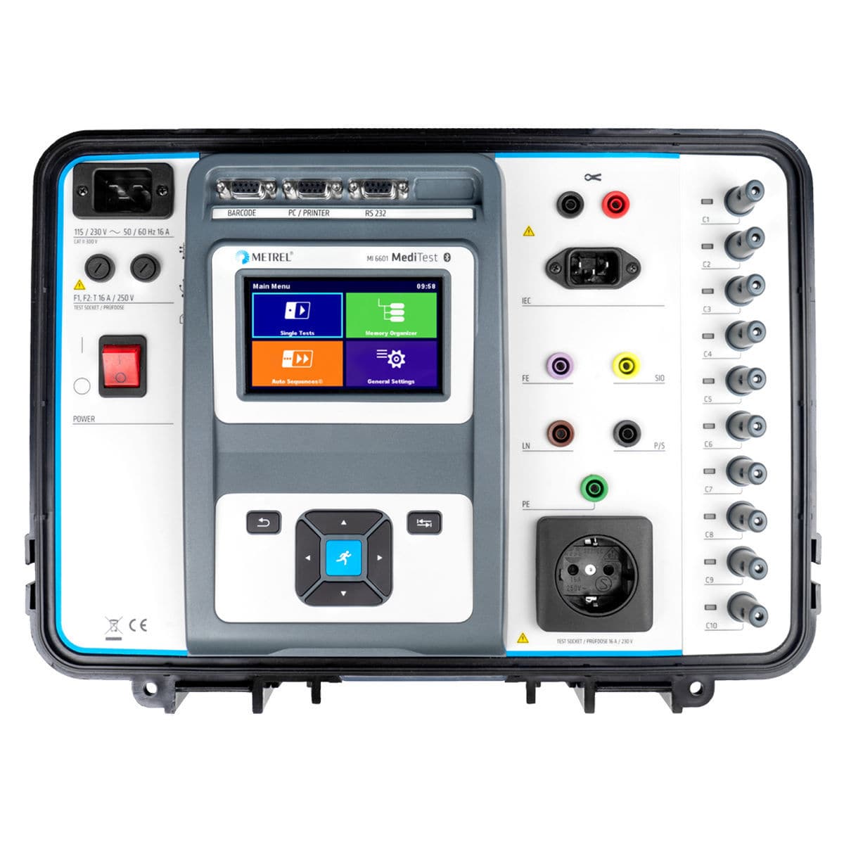 Insulation resistance tester - MI 6601 MediTest - METREL - leakage ...
