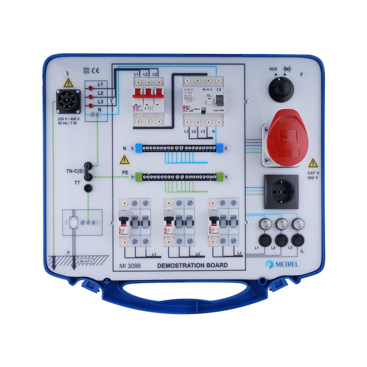 Electrical installation demonstration board - MI 3099 - METREL