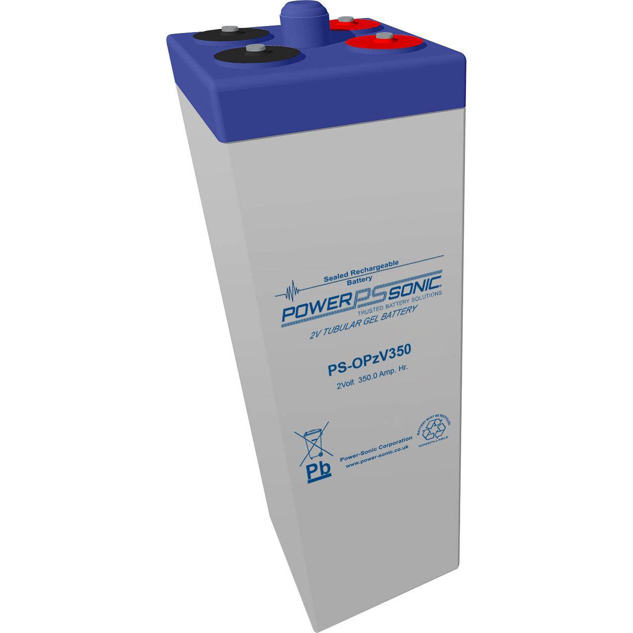 OPzV gel battery - PS-16OPzV2000 - Power-Sonic - rectangular / 2 V ...