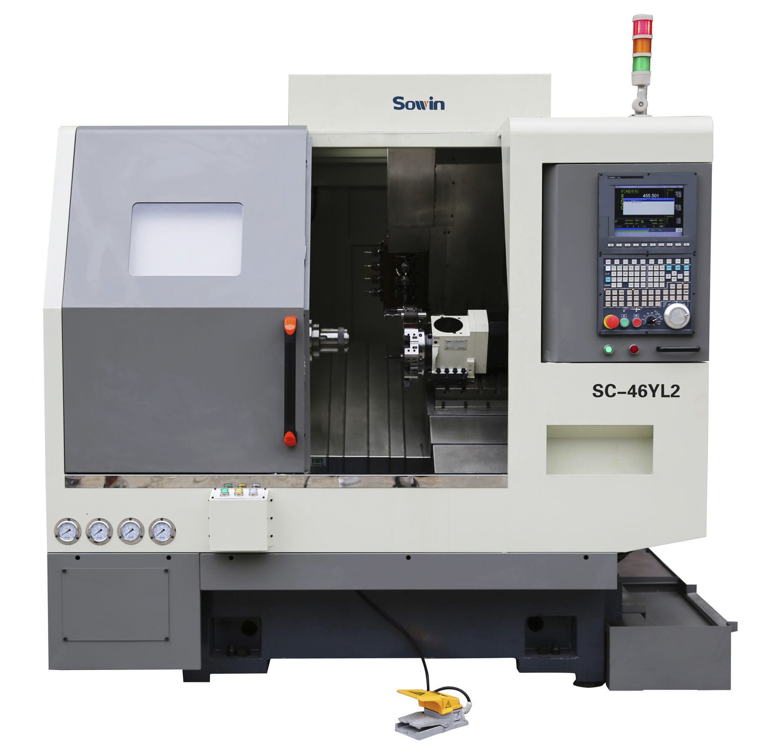 CNC lathe - SC-46YL2 - Shenzhen Sowin Precision Machine Tool Co., Ltd ...
