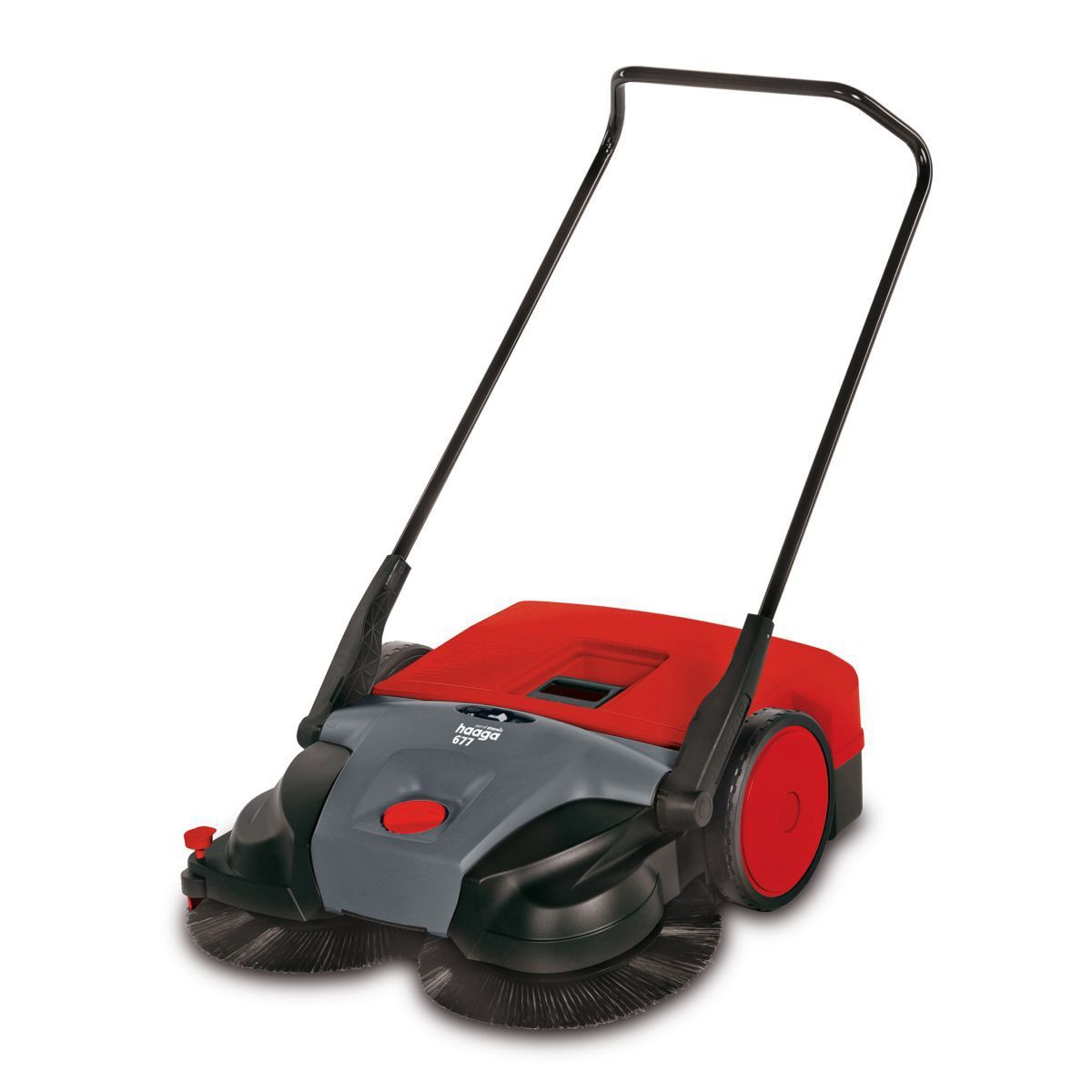 Walk-behind sweeper - Haaga 677 Profi - Starmix - manual / battery-powered