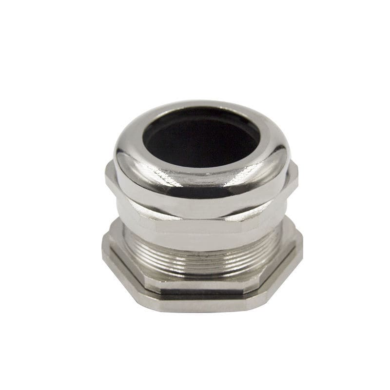Nickel-plated brass cable gland - DEK-UT-LR Series - ZHEJIANG DERXIN CONNECTOR CO.,LTD - IP68 ...