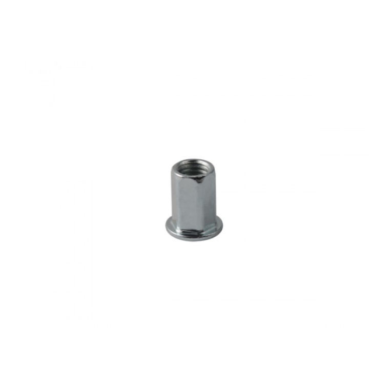 Threaded insert - AC-ITTE series - FIXI - steel / hexagonal / flat-head