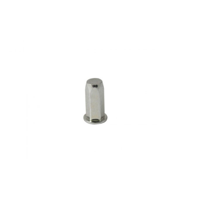 Threaded insert - AC-ITTEC series - FIXI - steel / hexagonal / flat-head
