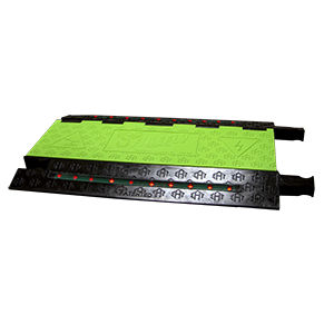 Floor-mounted cable protector - FF5X125 - Linebacker Safety - vehicle ...