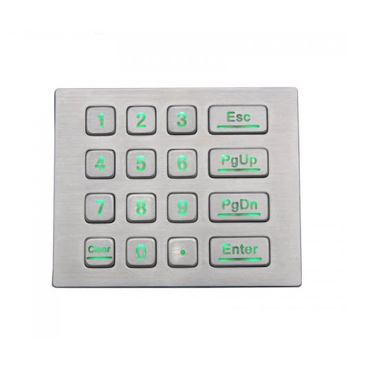 16-key keypad - D-8281C - ShenZhen DAVO Electronics Co., Ltd - panel ...