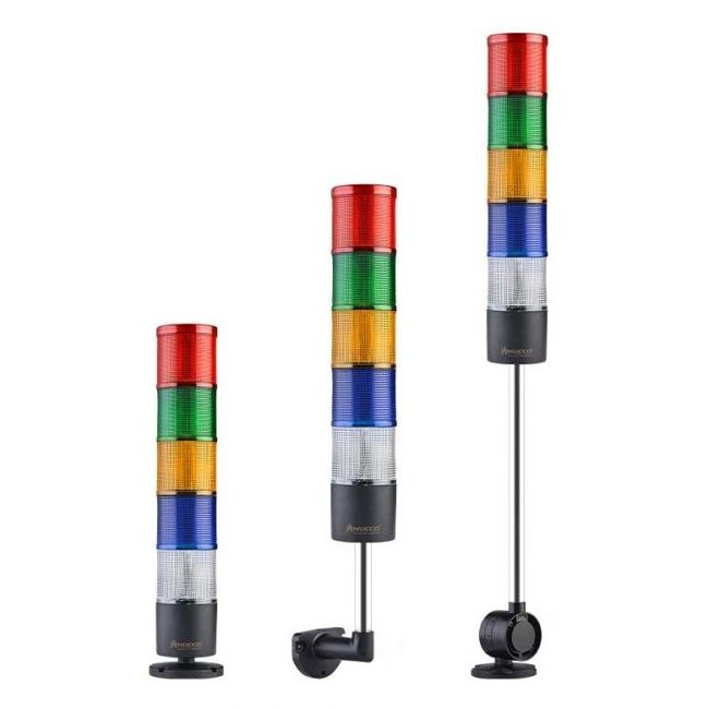 LED stack light - SNT-7024-S5 - MUCCO Warning Lights - steady / 5-color ...