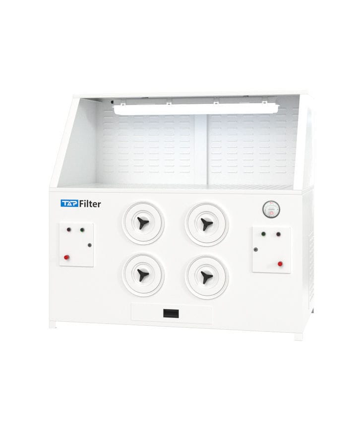 Grinding process downdraft table - TDM series - Zhejiang TOP ...