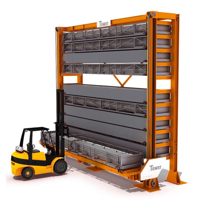Vertical automatic storage system - LOGITOWER - for pipes / for tubes ...