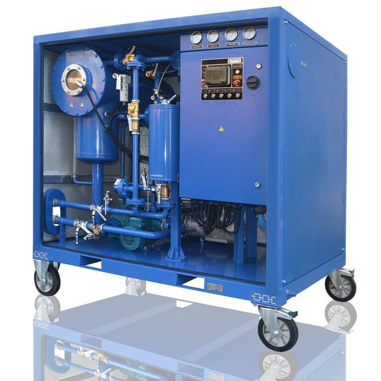 Vacuum filtration unit - CMM-2.2 - GlobeCore - dielectric oil / mobile ...