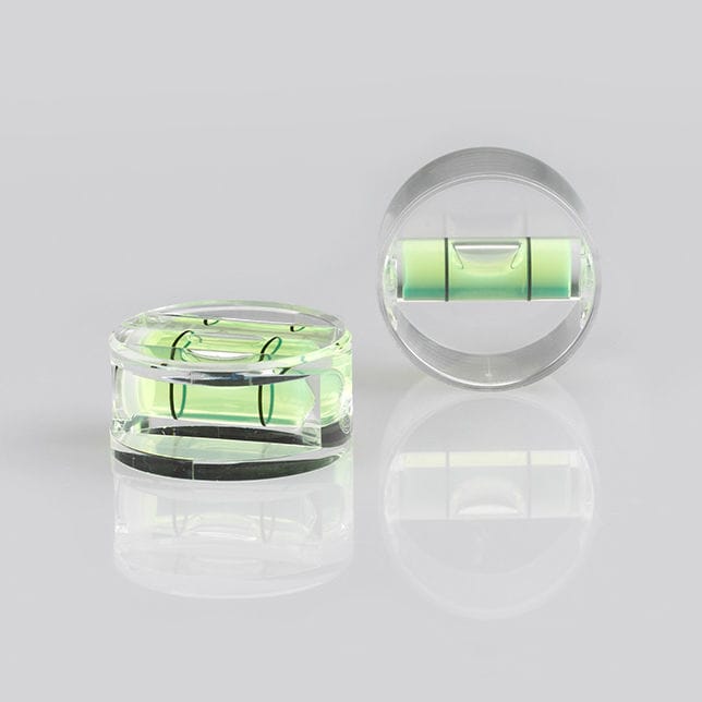 Bubble level vial - TECNO-TORICA SRL - round / built-in / rugged