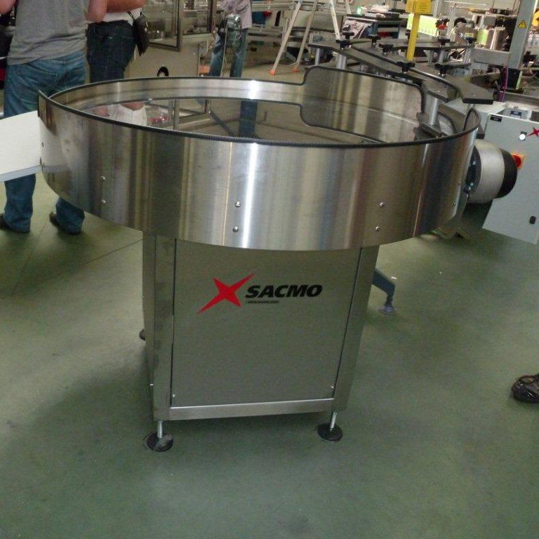 Motor-driven rotary table - SACMO - for conveyor