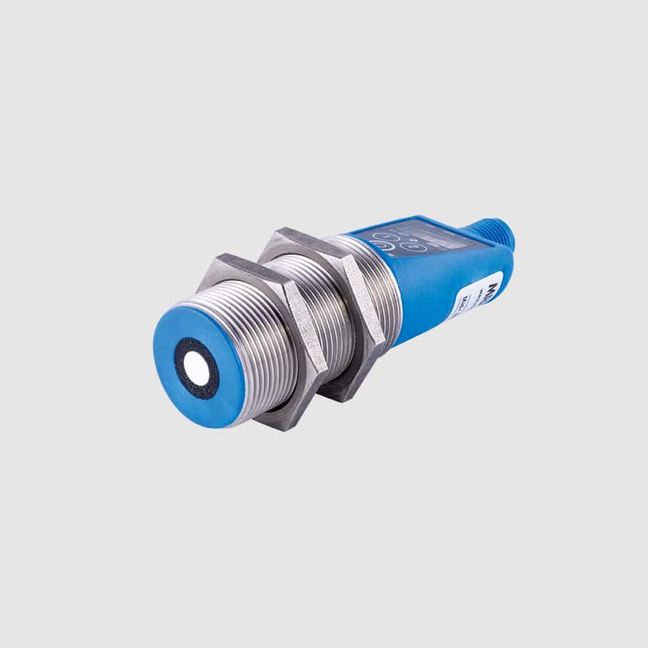 Cylindrical distance sensor - Mid+ 025 - Midatec - ultrasonic / analog ...
