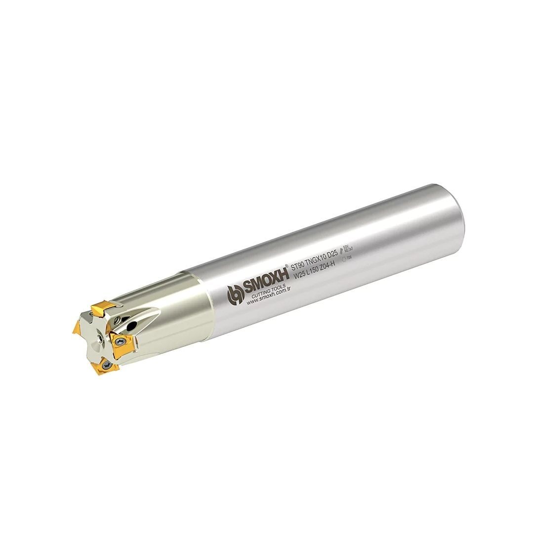 Corner rounding milling cutter - ST90 TNGX10 D25 W25 L150 Z04-H - SMOXH ...