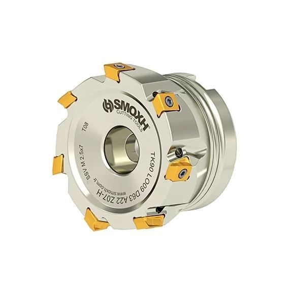 Shell-end milling cutter - TK90 LO09 D63 A22 Z07-H - SMOXH CUTTING ...