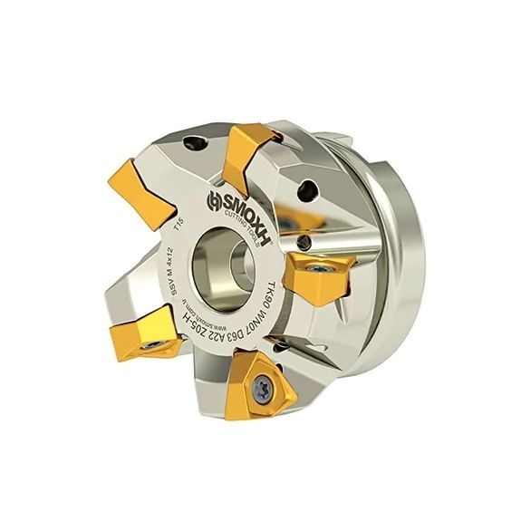 Shell-end milling cutter - TK90 WN07 D63 A22 Z05-H - SMOXH CUTTING TOOLS - corner rounding ...