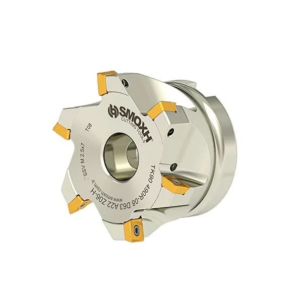 Shell-end milling cutter - TK90 490R-08 D63 A22 Z06-H - SMOXH CUTTING ...