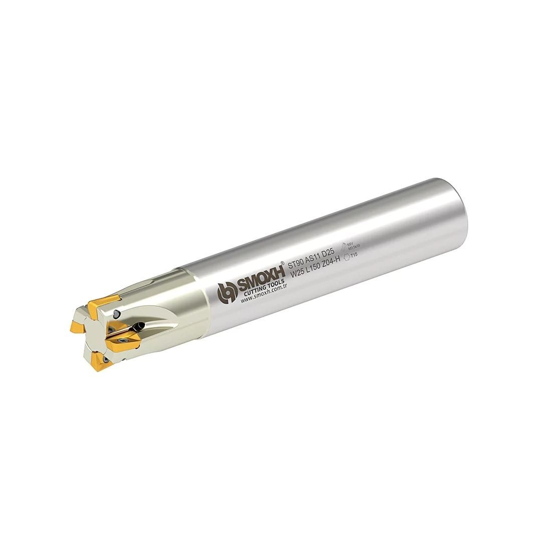 Indexable insert milling cutter - ST90 AS11 D20 W20 L150 Z03-H - SMOXH ...