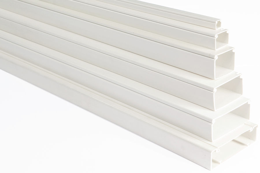 Cabling trunking - CABLE TRUNKING SYSTEMS - courbi - PVC / rigid / fire ...