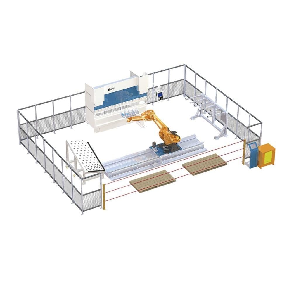 Robotic bending cell - PB-FMC - JIANGSU YAWEI MACHINE TOOL - spray