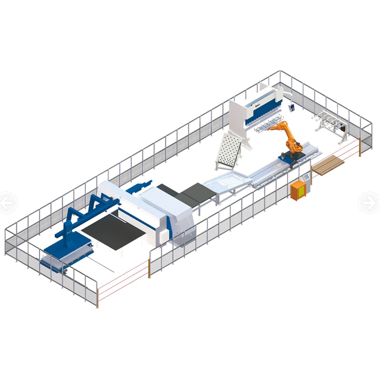 Automated punching center - AMS. HSP - JIANGSU YAWEI MACHINE TOOL - bending