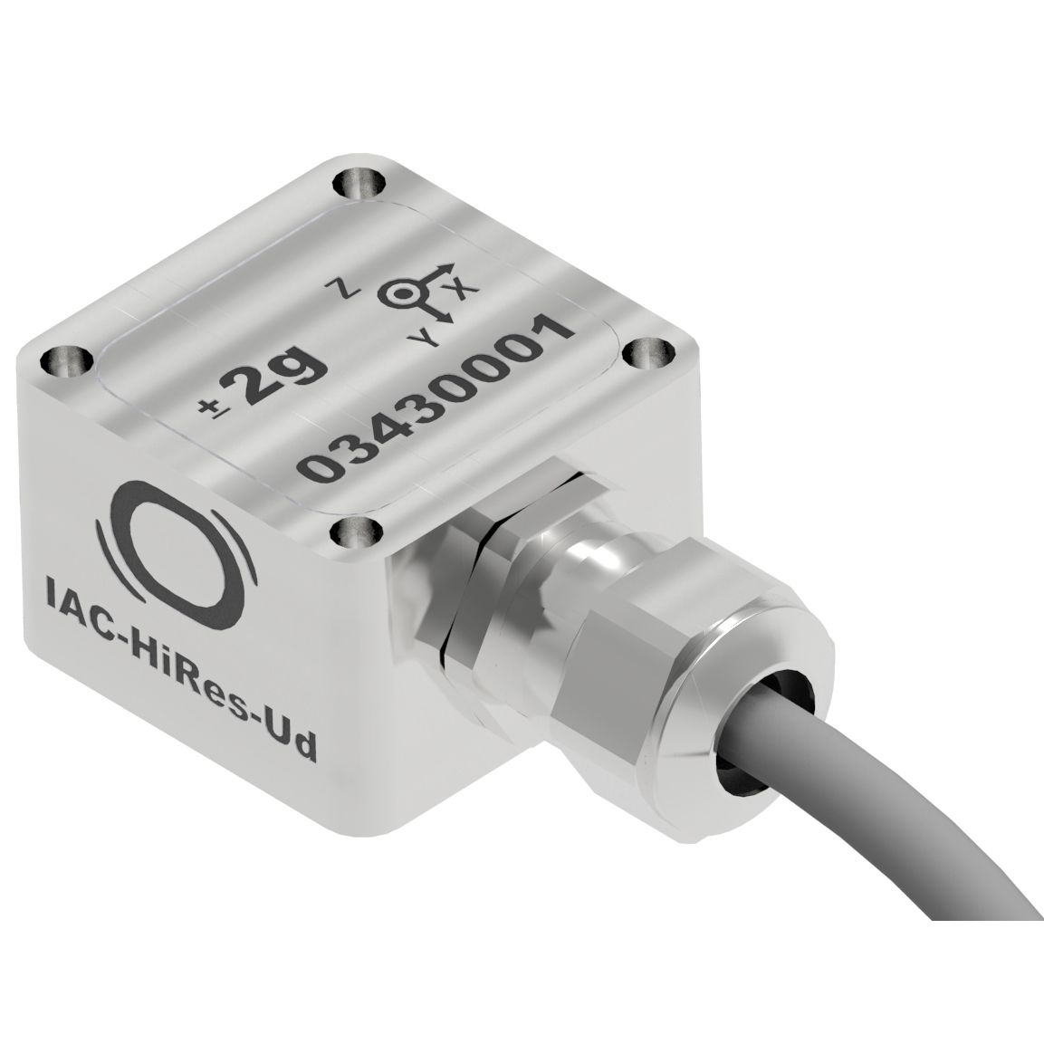 2-axis accelerometer - IAC-Hires-Ud - Micromega Dynamics - 1-axis / 3-axis / capacitive