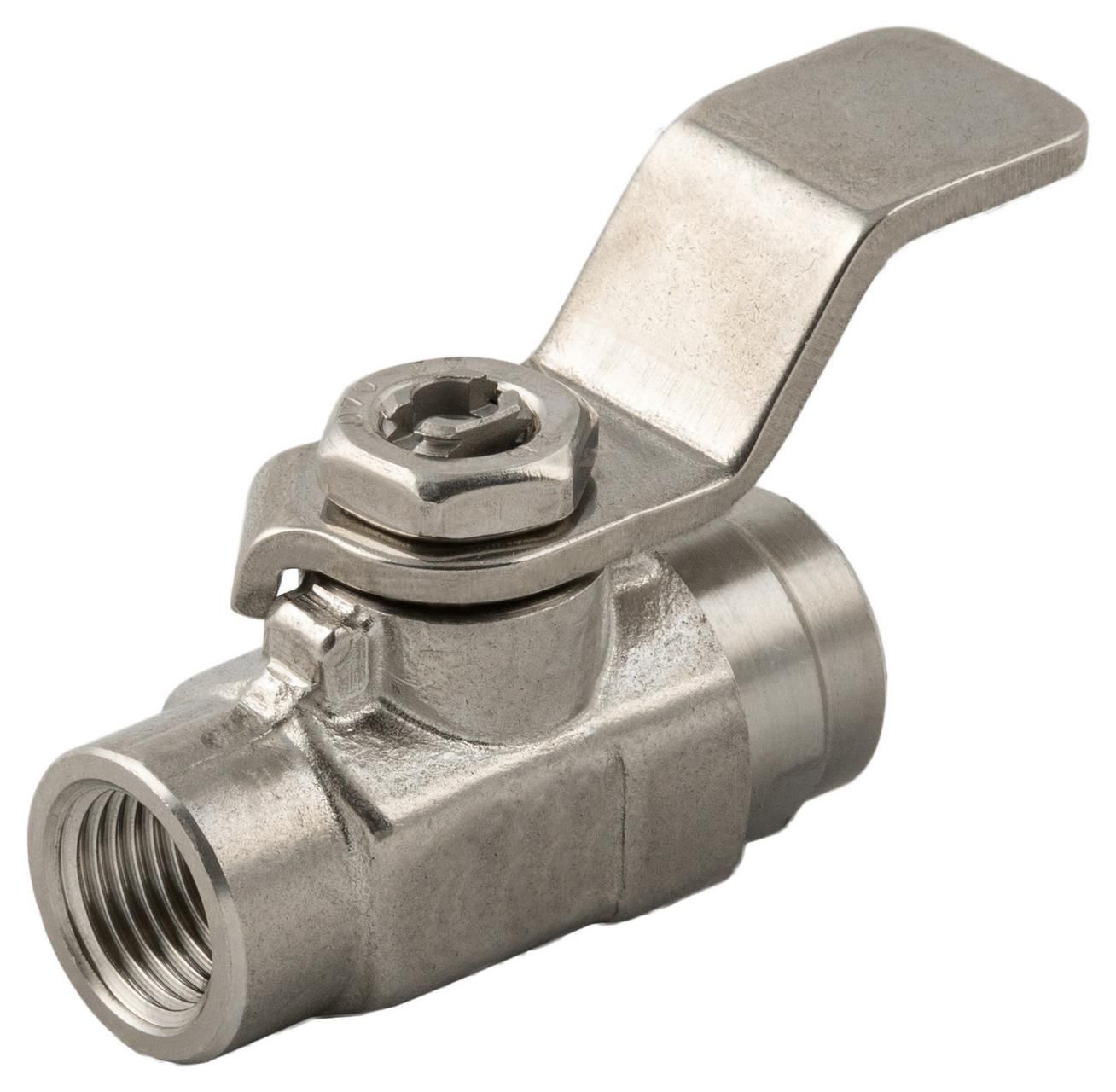 Female-female valve - 66300 series - AIGNEP - ball / manual / for water