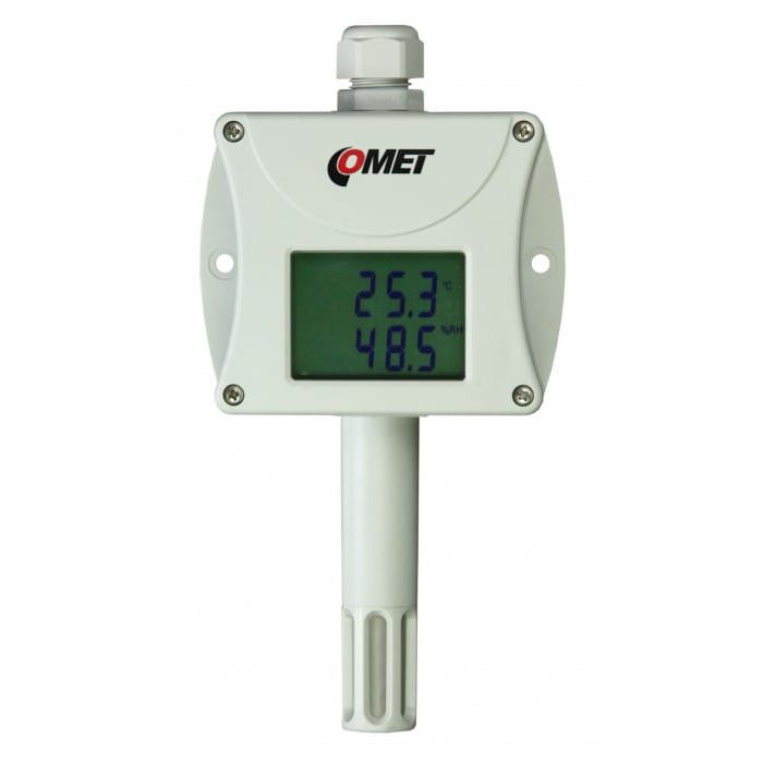Relative humidity and temperature transmitter - T3110 - COMET SYSTEM, s.r.o. - wall-mount ...