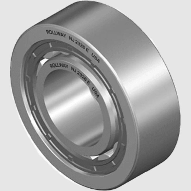 Cylindrical roller thrust bearing - Rollway® - Cross & Morse - brass