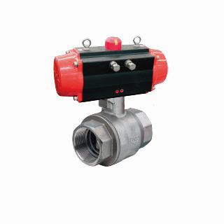 Ball valve - RP-200 - ROPO GmbH - pneumatic / for control / for oil