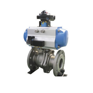 Ball valve - RP-500Y - ROPO GmbH - pneumatic / electric / for control