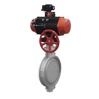 Butterfly valve - RP-930 - ROPO GmbH - with handwheel / pneumatic ...