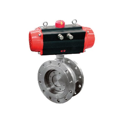 Butterfly valve - RP-940 - ROPO GmbH - pneumatic / for control / for oil