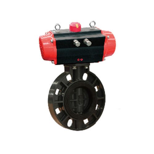Butterfly valve - RP-600 - ROPO GmbH - pneumatic / flow control / for oil