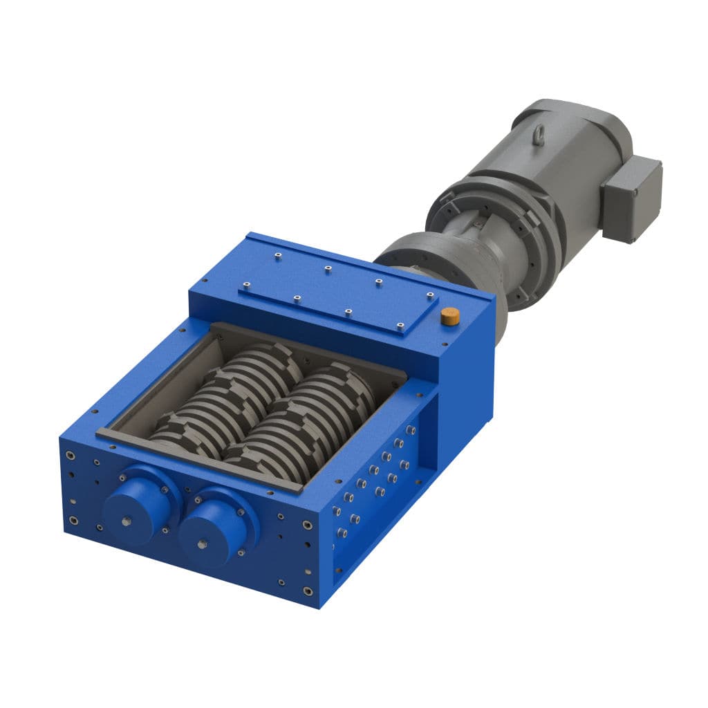 Primary shredder - MC2-SH - HS Scheuten GmbH - two shaft / for waste ...