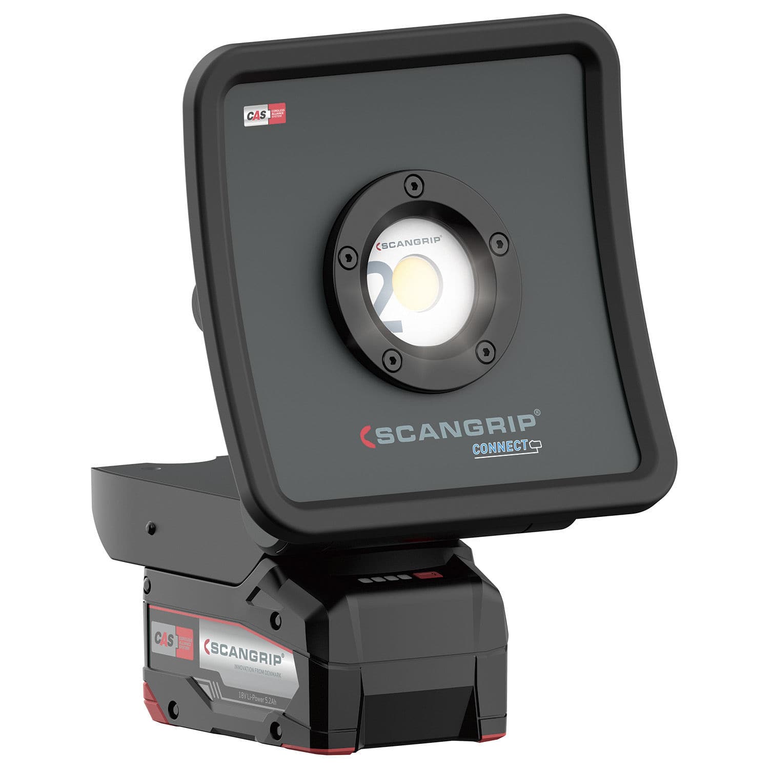 LED floodlight - NOVA 2 CONNECT - SCANGRIP - shock resistant / rechargeable