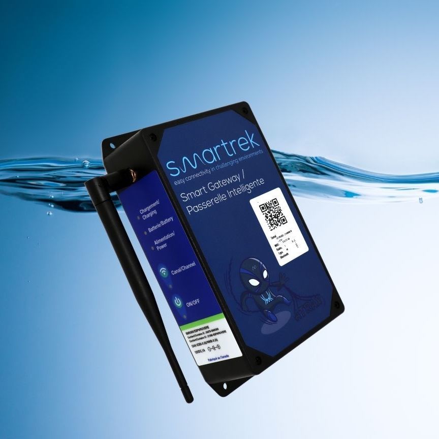 Industrial gateway - Smartrek Technologies Inc. - WSN / wireless sensor network / Modbus TCP/IP