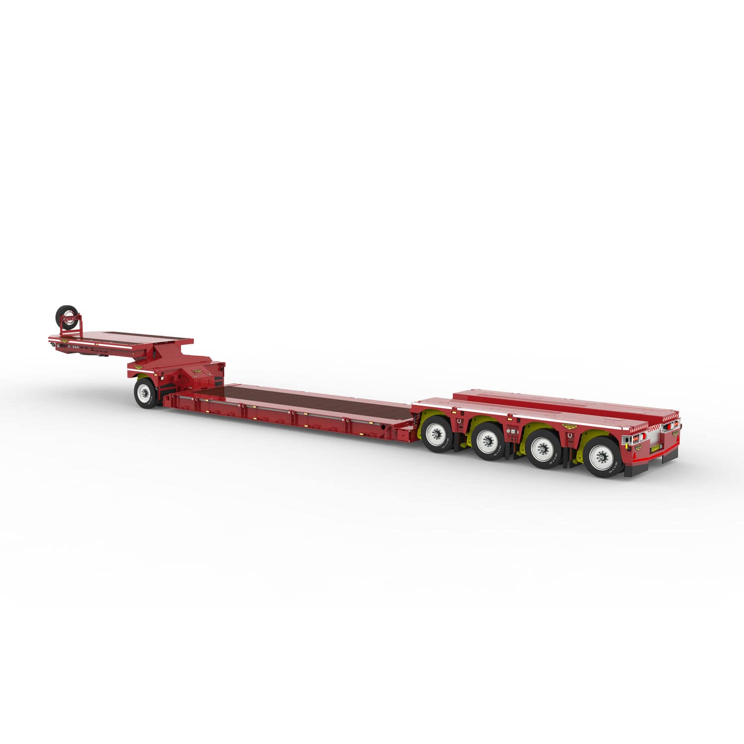 Low-loader trailer - Broshuis BV - for industrial materials / 5-axle ...