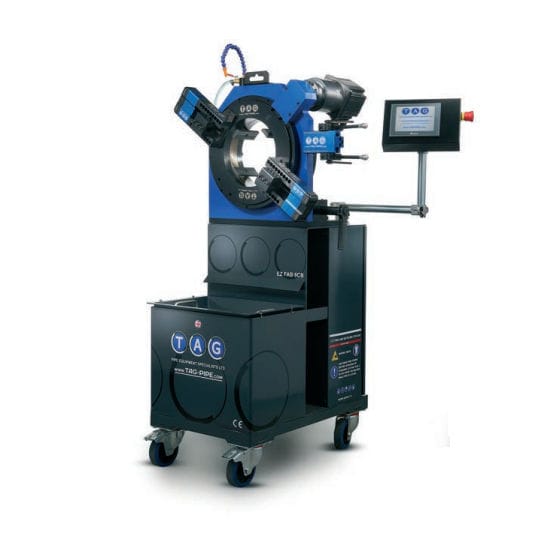 Orbital pipe cutting and beveling machine - EZFAB series - T A G Pipe ...