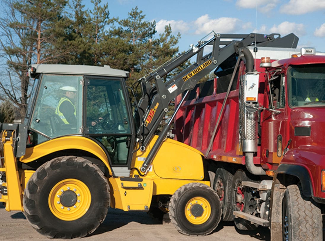 Rigid backhoe loader - B95C TC - New Holland