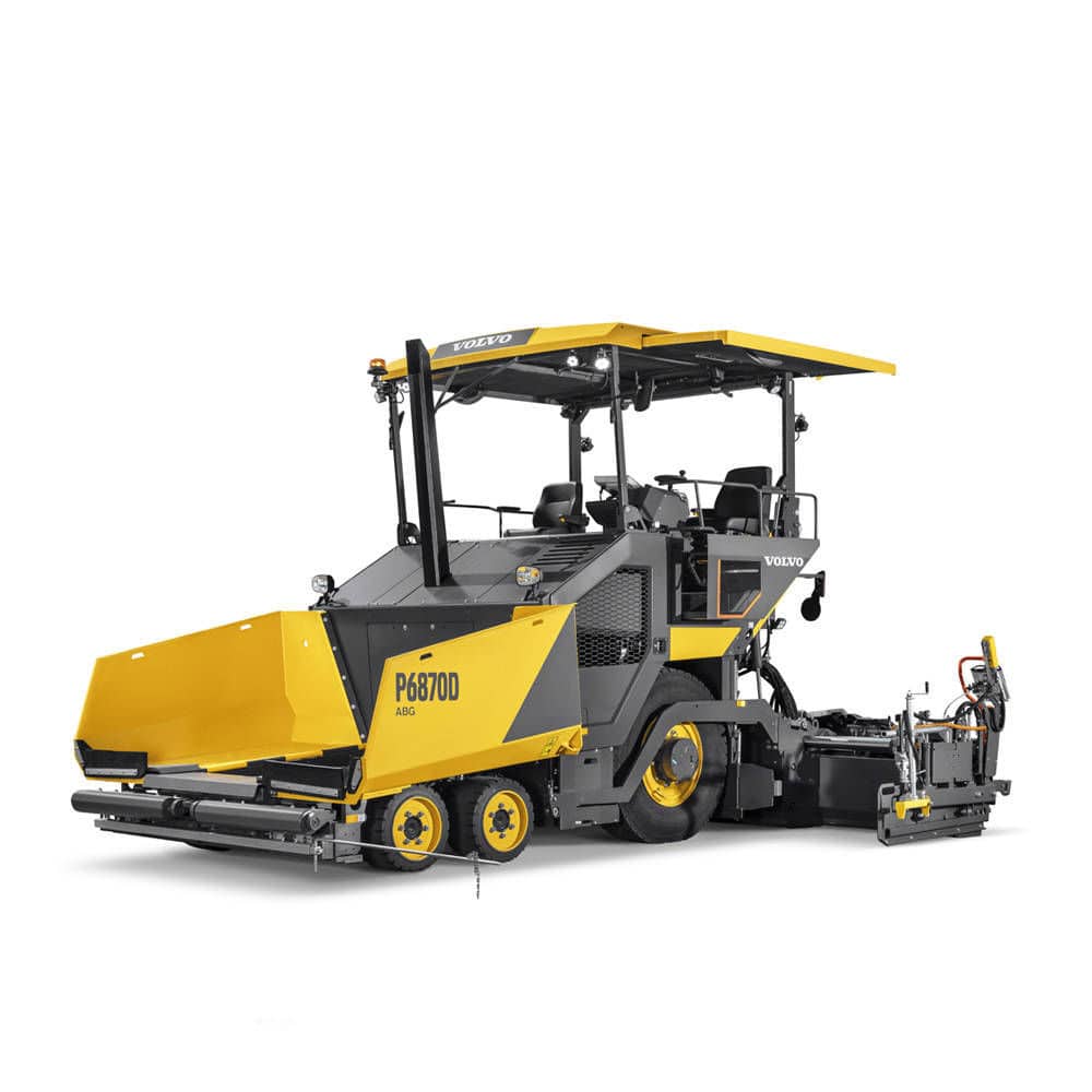Asphalt paver - P6870D ABG - Volvo Construction Equipment - wheeled