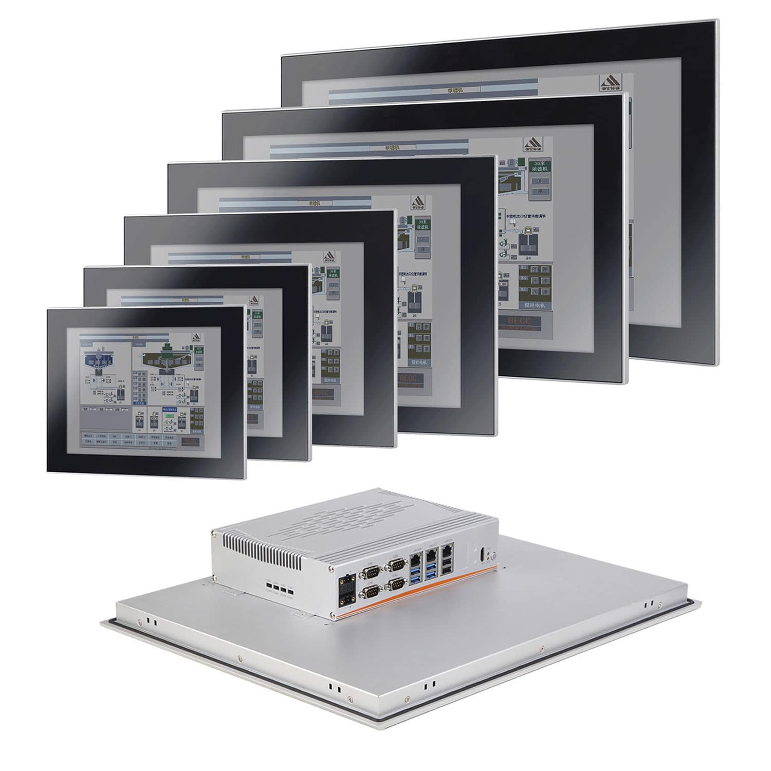 LCD panel PC - TPC6000-CXXX4 Series - NODKA Automation Technology - multitouch screen ...