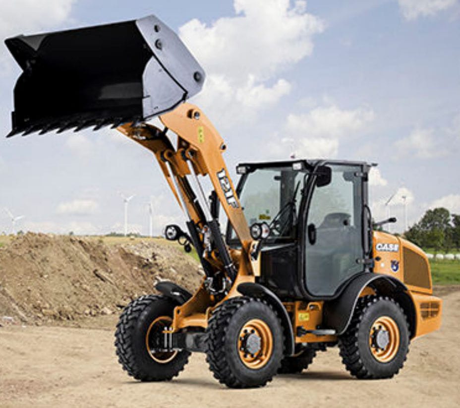 Wheeled loader - 121F - Case - articulated / compact