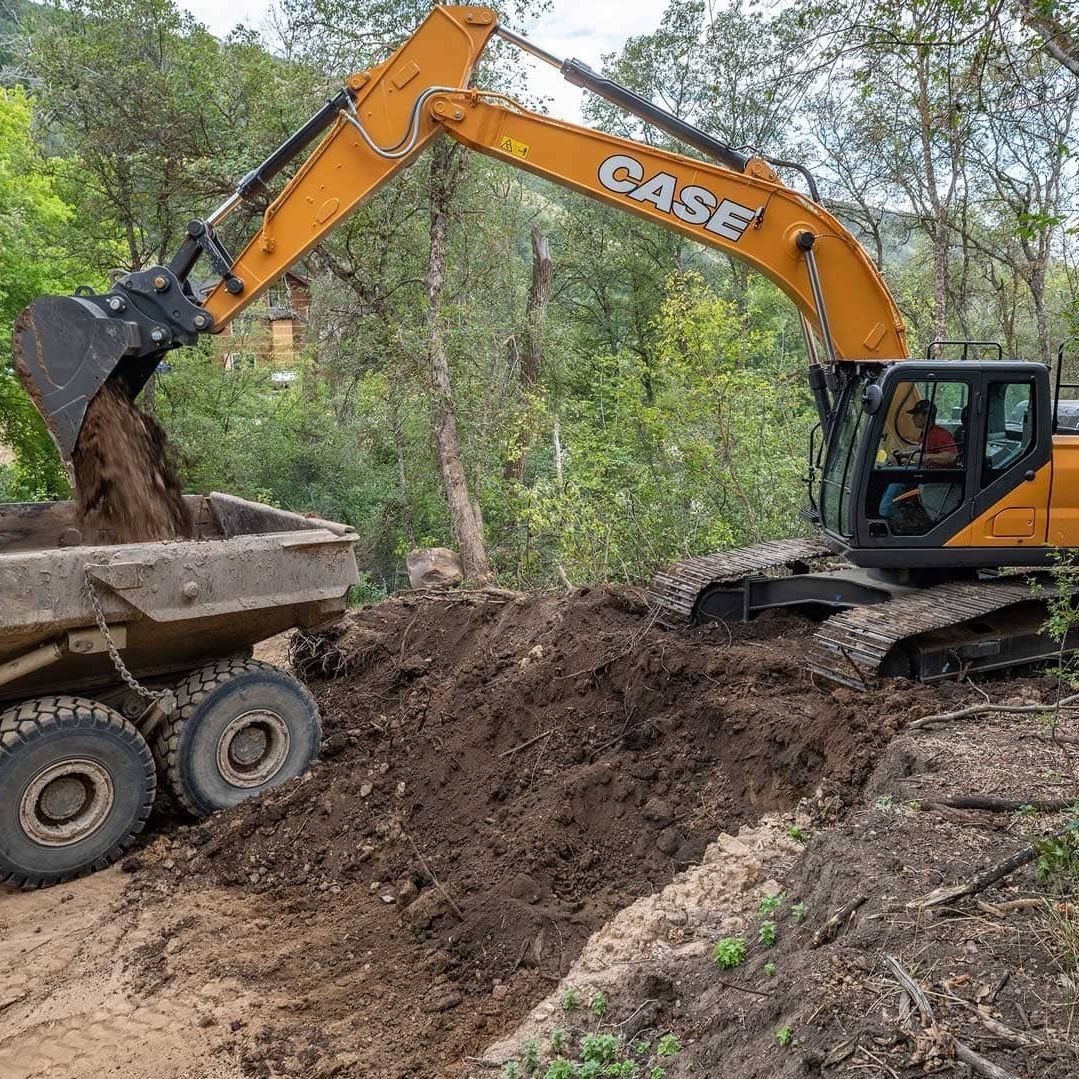 Medium excavator - CX260E - Case - crawler / diesel