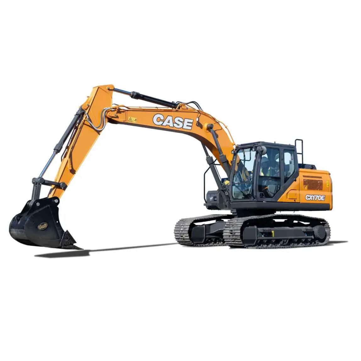 Medium excavator - CX170E - Case - crawler / diesel / construction