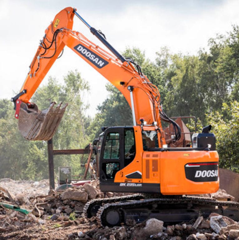 Medium excavator - DX235LCR-7 - DAEWOO Construction Equipment Division ...