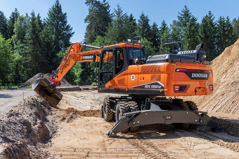 Medium excavator - DX190W-7 - DAEWOO Construction Equipment Division ...