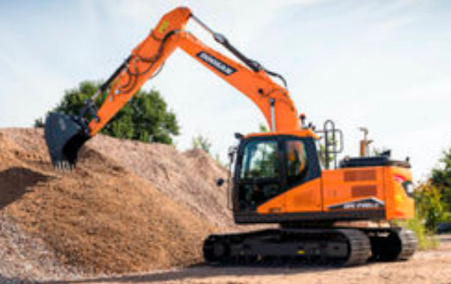 Medium excavator - DX140LCR-7 - DAEWOO Construction Equipment Division ...